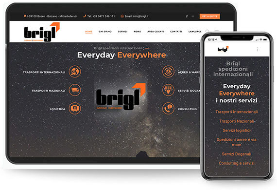MkT Communication portfolio wordpress landing page priano aerostream